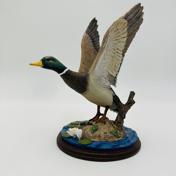 Danbury Mint | Other | Danburyming Mallard Duck Figurine Taking Flight ...
